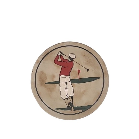 Hindostone | Accents | Coaster Golfer On Tee Hindostone Stone Surface ...